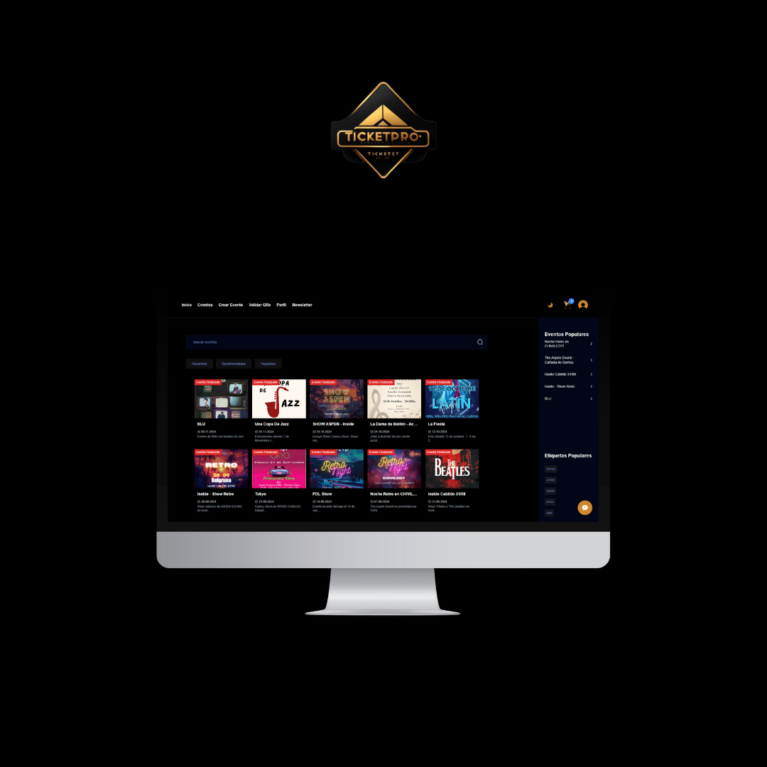 E-TICKETPRO | Venta y Compra de Tickets